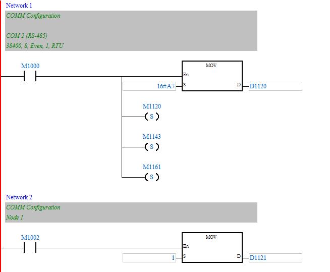 PLC LINK: 32 slaves and R/W 100words – Delta Industrial Automation EMEA