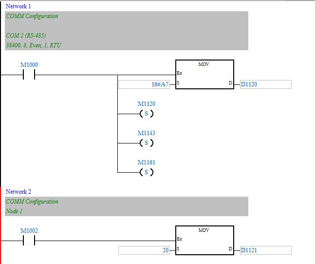 PLC LINK: 32 slaves and R/W 100words – Delta Industrial Automation EMEA