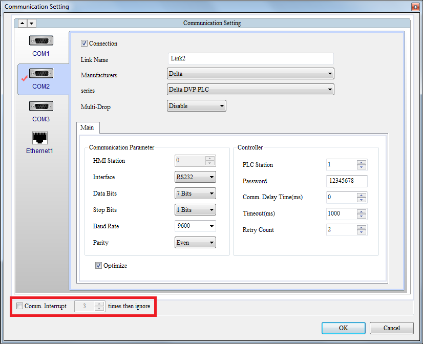 PREVENTING COMMUNICATION ERROR MESSAGE ALARM IN DELTA HMI USING MACRO ...