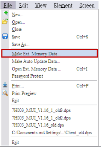 HMI FIRMWARE UPDATE USING USB STICK – Delta Industrial Automation EMEA