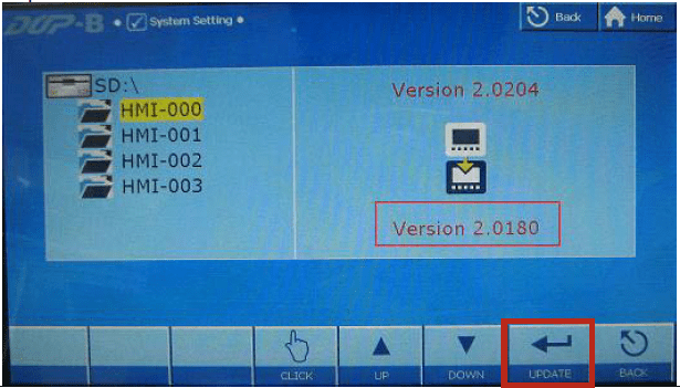 HMI FIRMWARE UPDATE USING USB STICK – Delta Industrial Automation EMEA