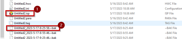 How to recover the ISPSoft project from backup file? – Delta Industrial ...